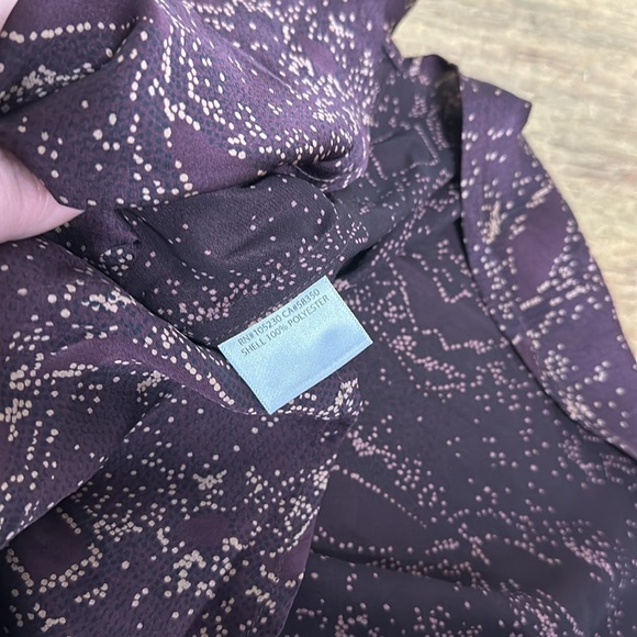 Equipment | Tops | Equipment Nwt Helaine Python Print Eggplant Plum ...